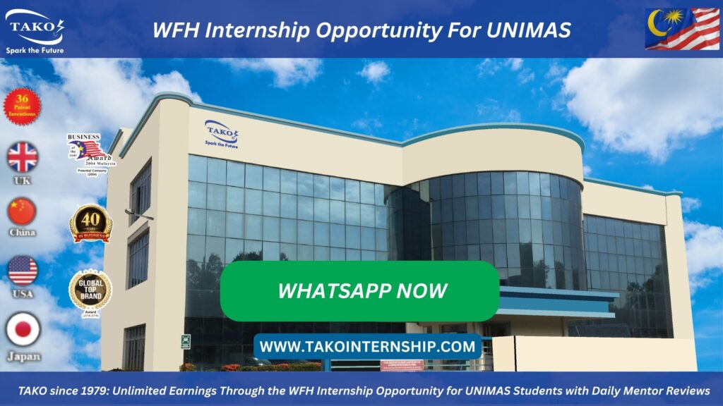 TAKO Since 1979: Unlimited Earnings Through The WFH Internship ...