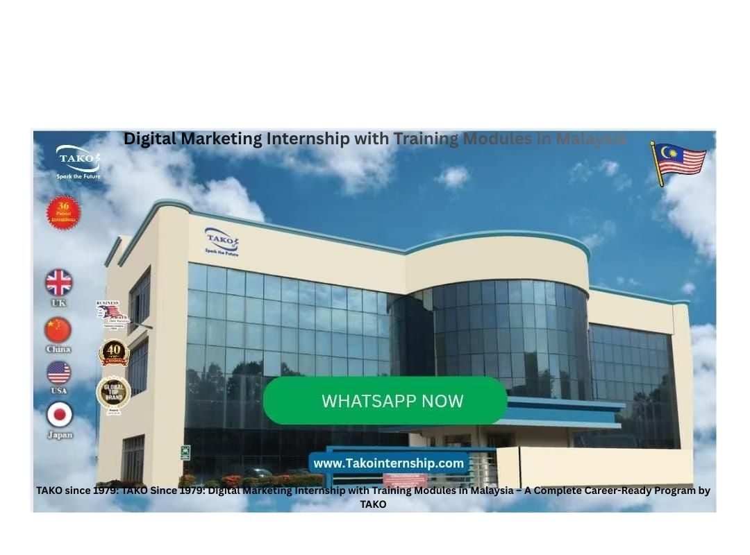 %TAKO Since 1979: Digital Marketing Internship With Training Modules In ...